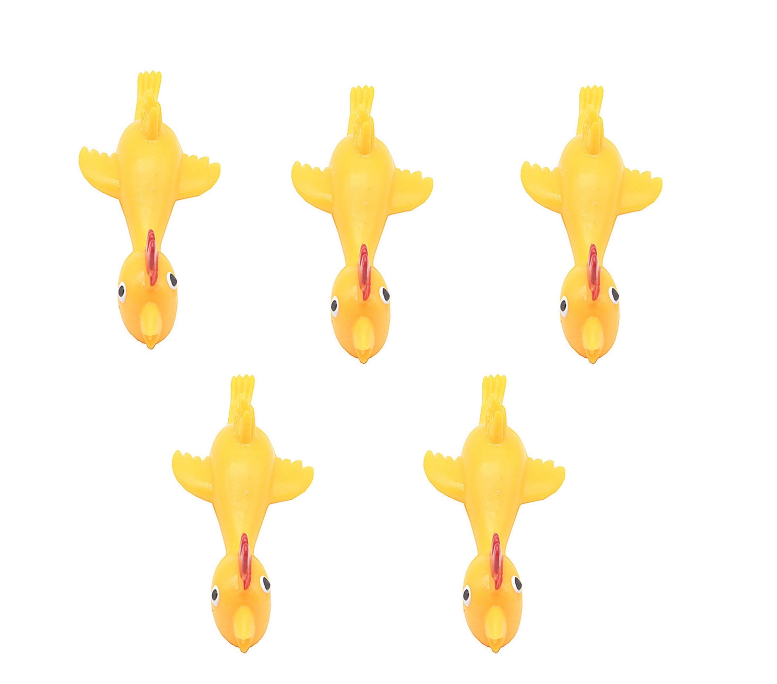 SIYTUAU Rubber Chicken Flick Flying Toy Stretchy Flingers Stress Relief ...