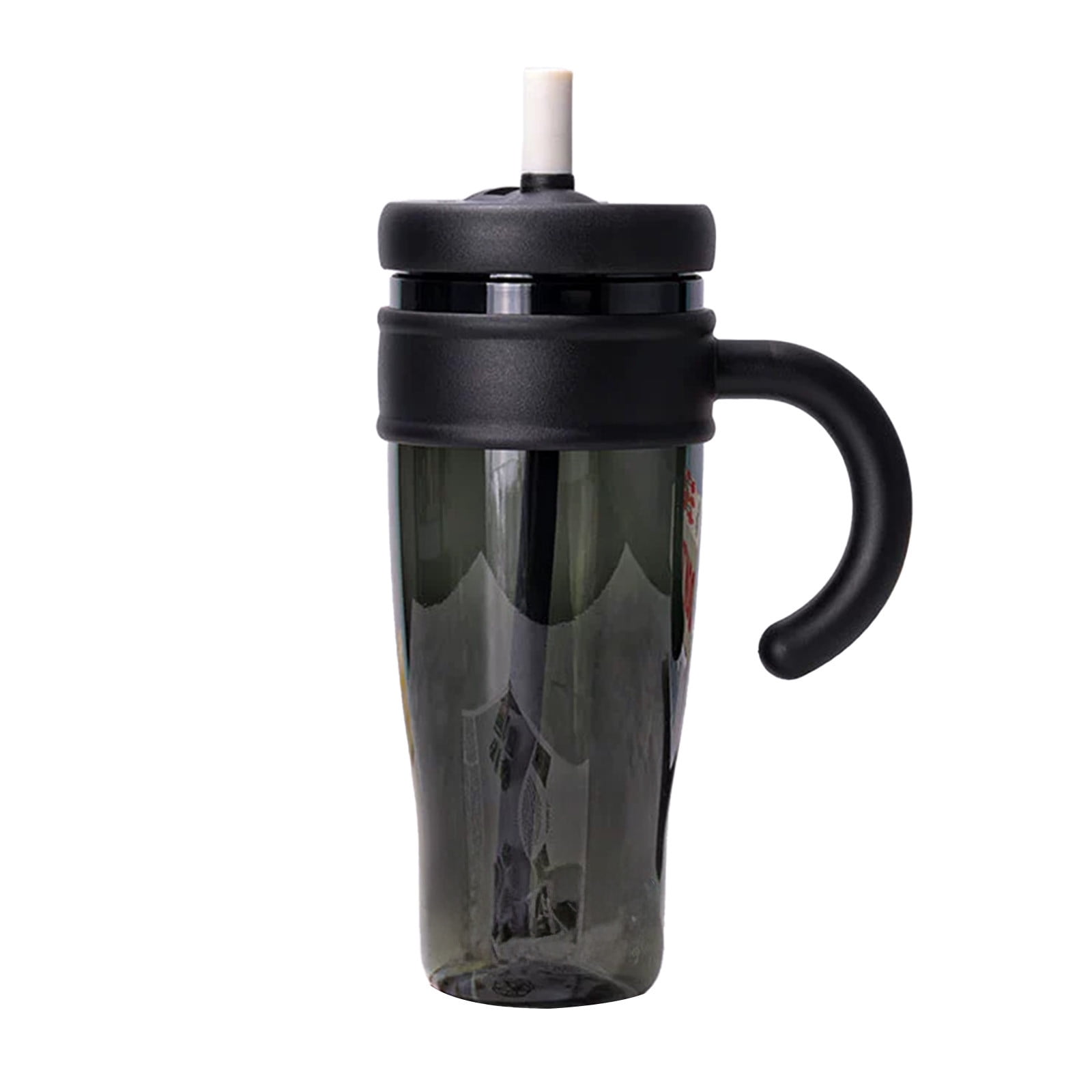 SIYTUAU Scald Proof Water Cup Black Color With Straw 1100Ml Capacity ...