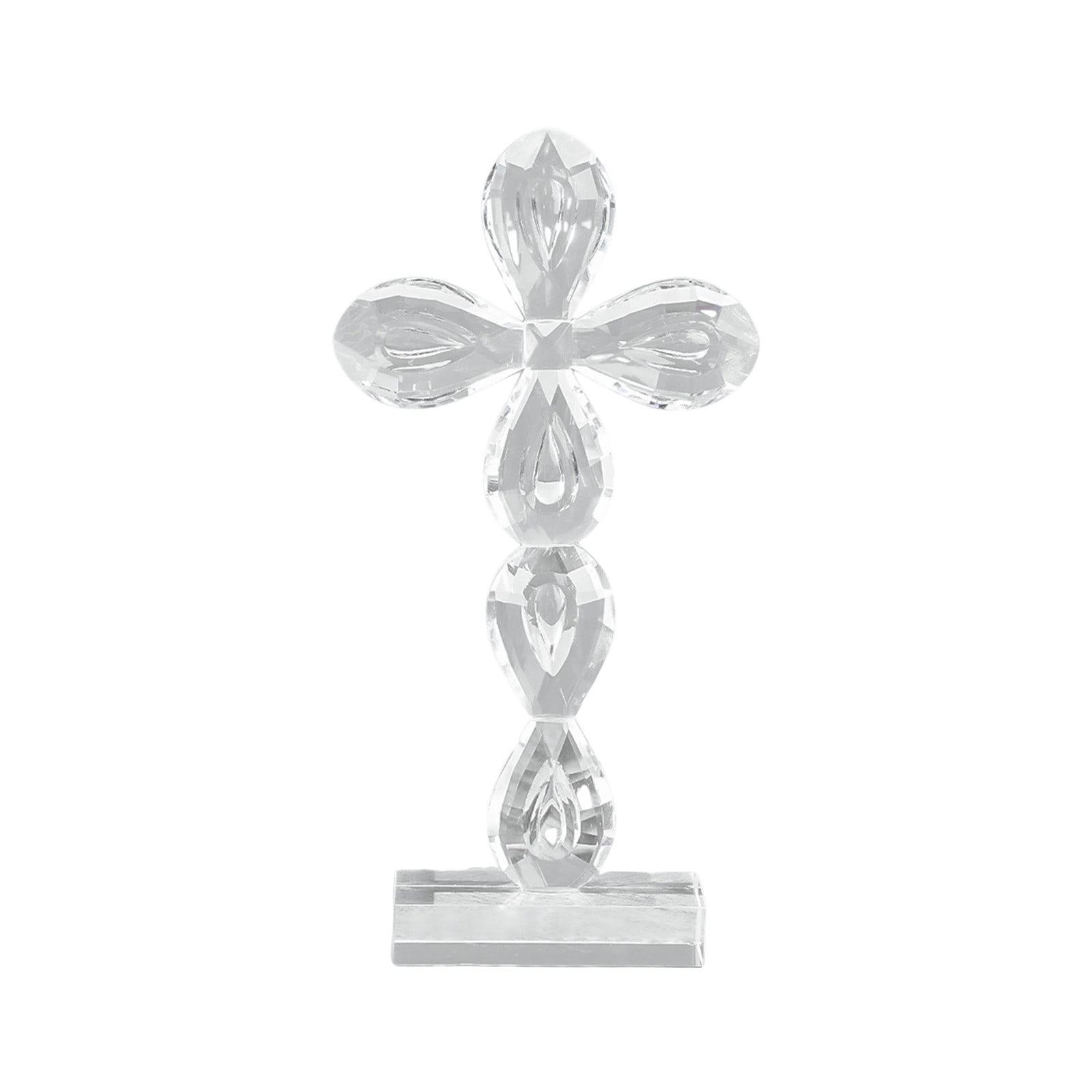 SIYTUAU Shaped Crystal Glass Decorative Crafts Showcase Office Desk ...