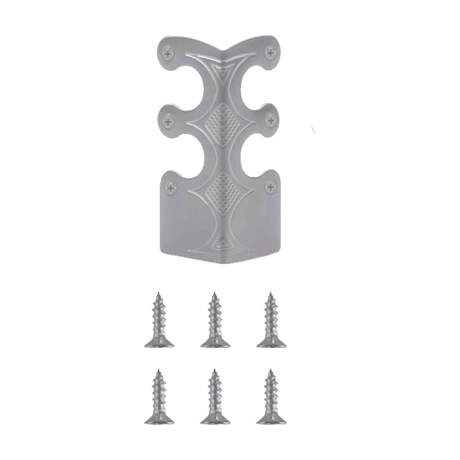 SIYTUAU Silver Brass Corner Protector For Furniture And Decor Iron ...