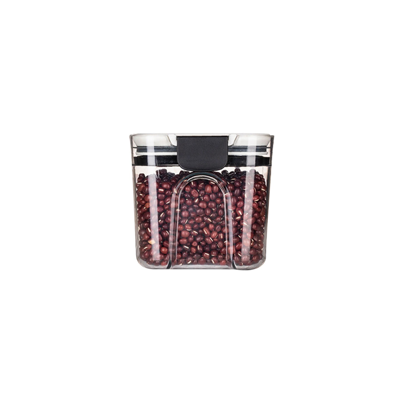 SIYTUAU Small Sealed Jar Grain Storage Box Abs Construction Transparent ...