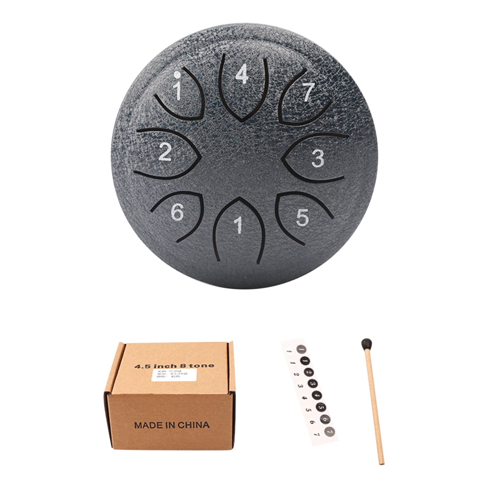 SIYTUAU Steel Tongue Drum Garden Musical Instrument Rain Sound Effect ...