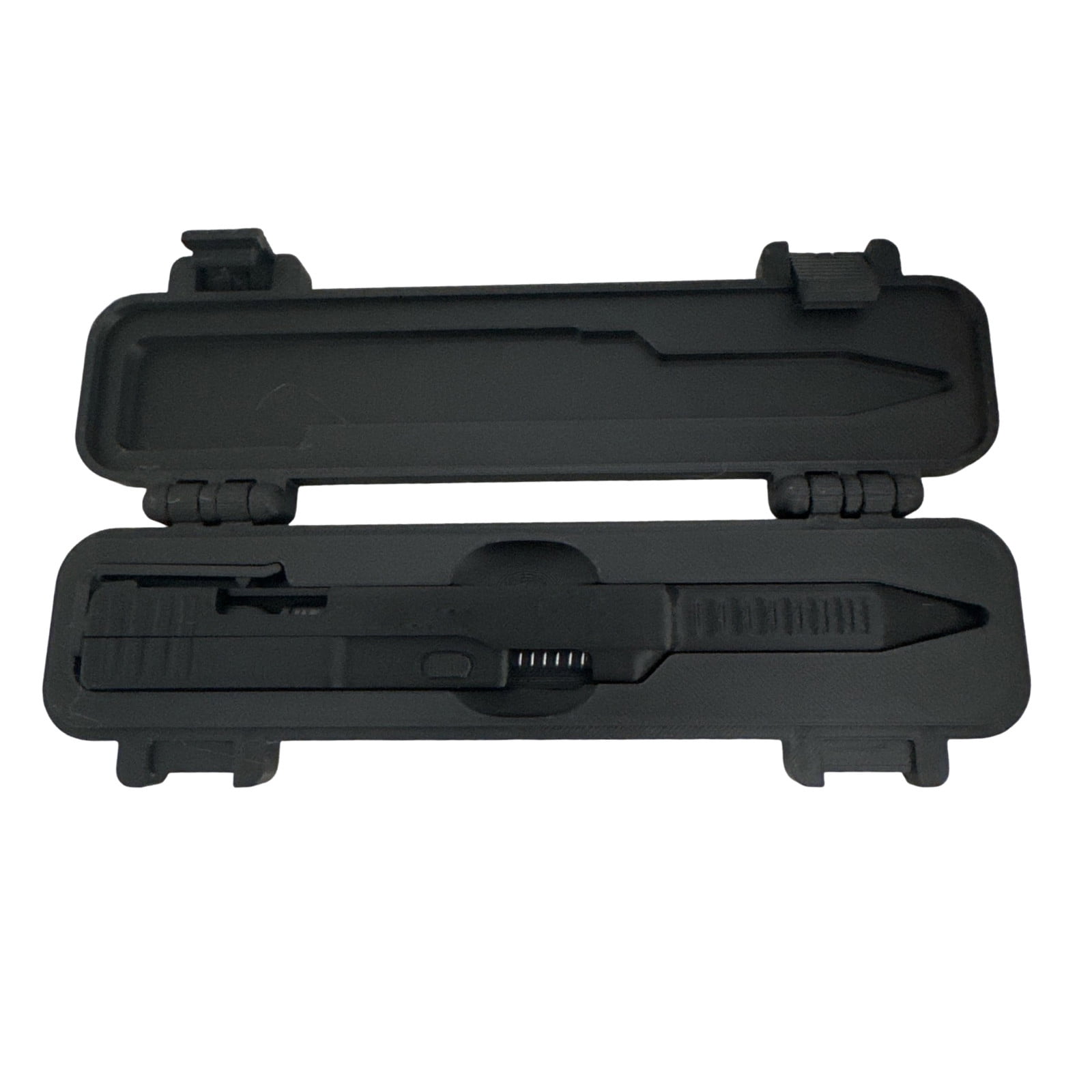 SIYTUAU Tactical Slide Action Ballpoint Pen With Black Storage Box And ...