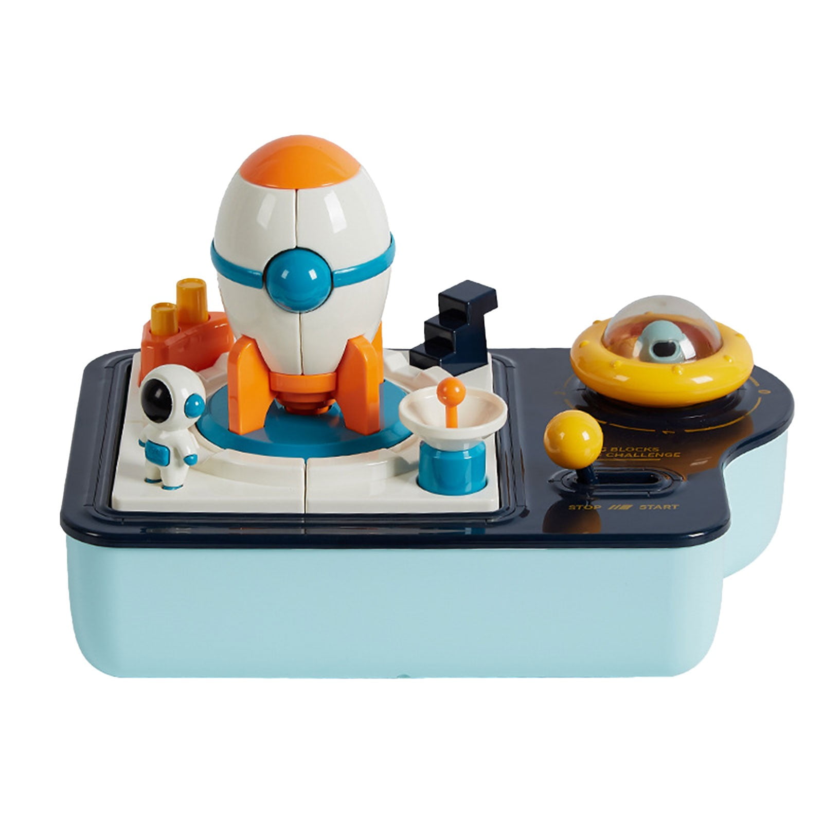 SIYTUAU Timing Catapult Assembly Puzzle Game For Children; Blue Plastic ...