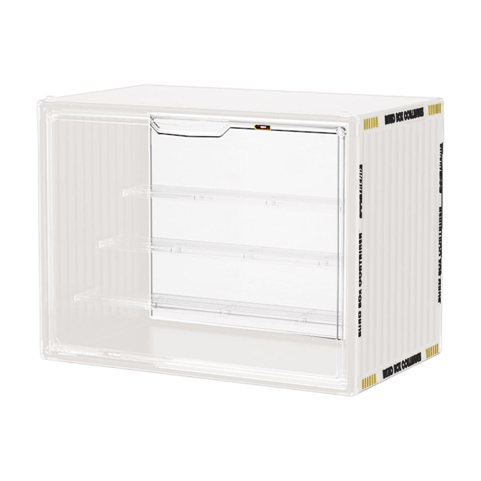 SIYTUAU White Acrylic Collectible Display Case Medium Size Storage Box ...