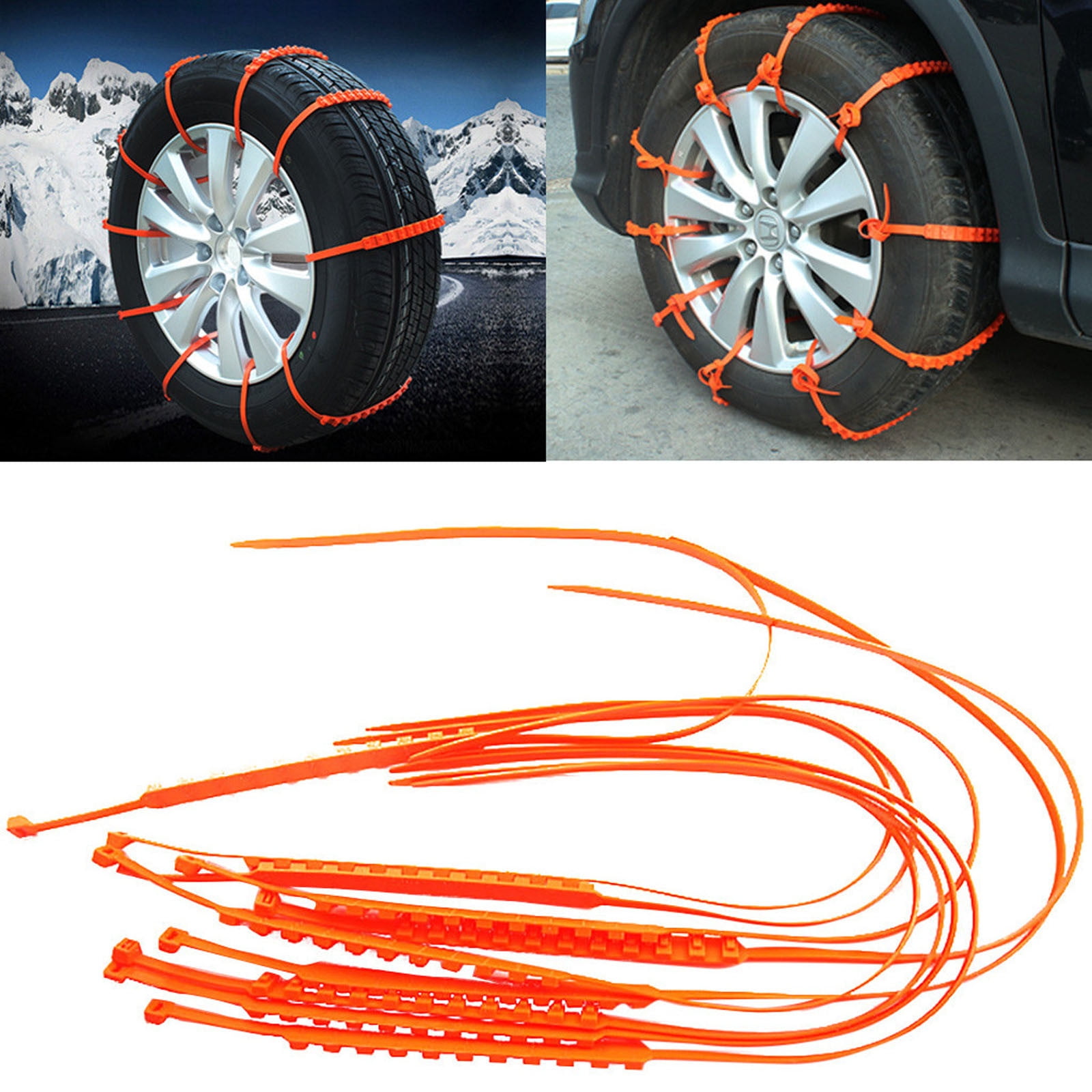 SIYTUAU Winter Tire Traction Device Snow Mud Emergency Non Skid Chain ...