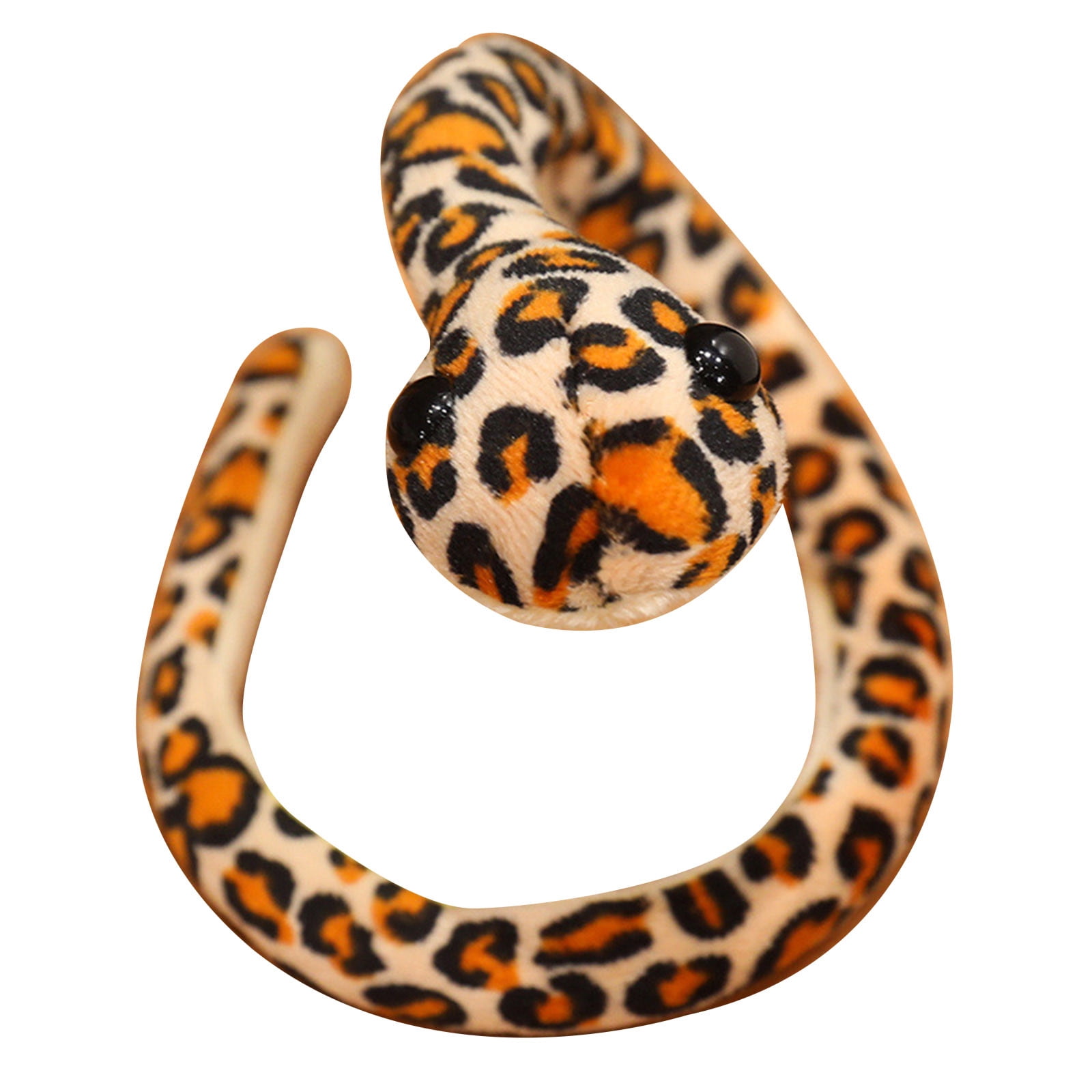 SIYTUAU Yellow Cartilaginous Finger Snake Plush Toy Flexible Bendable ...