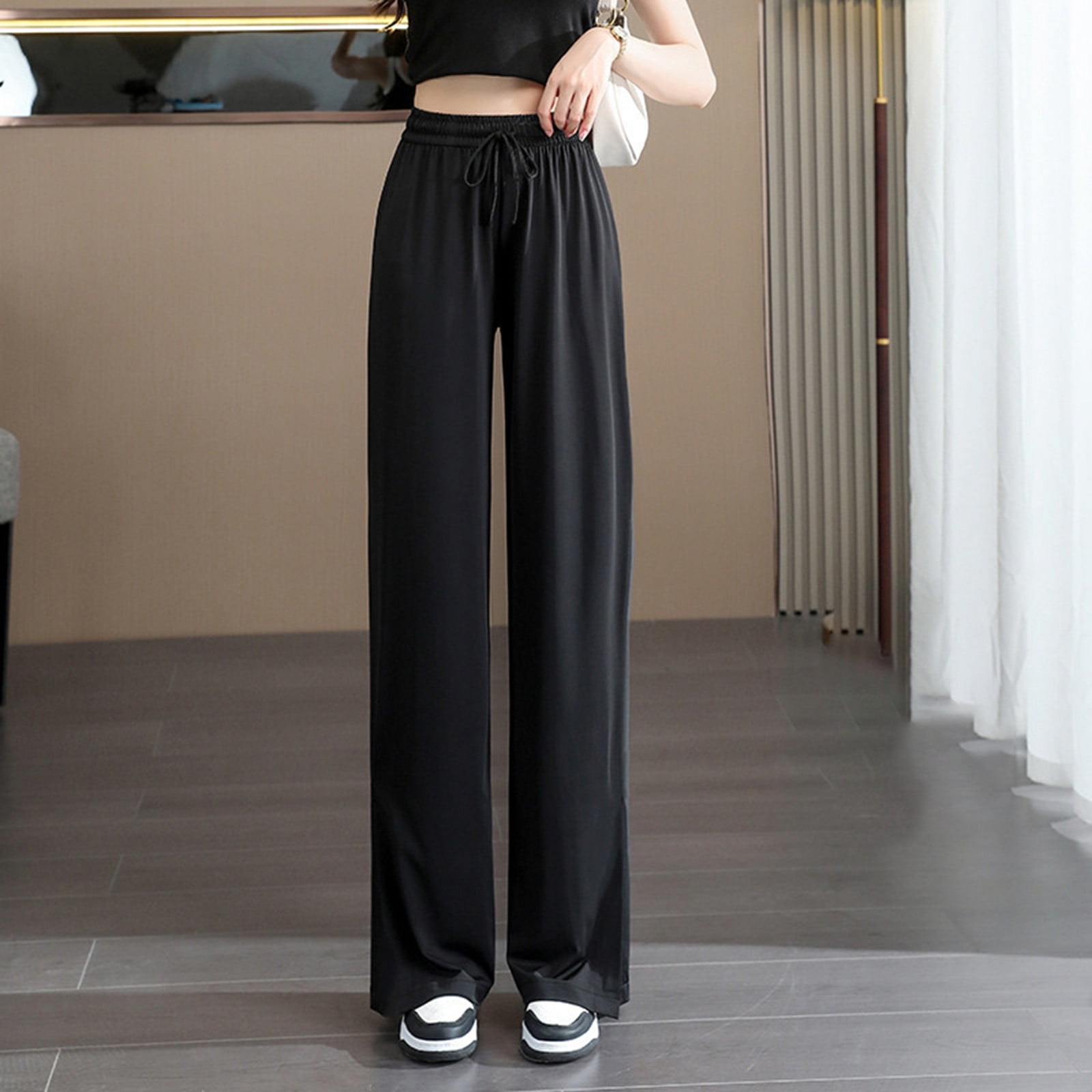 SIYUDAN Women'S Pants Casual Pants Women Black Adult Trousers For Women ...