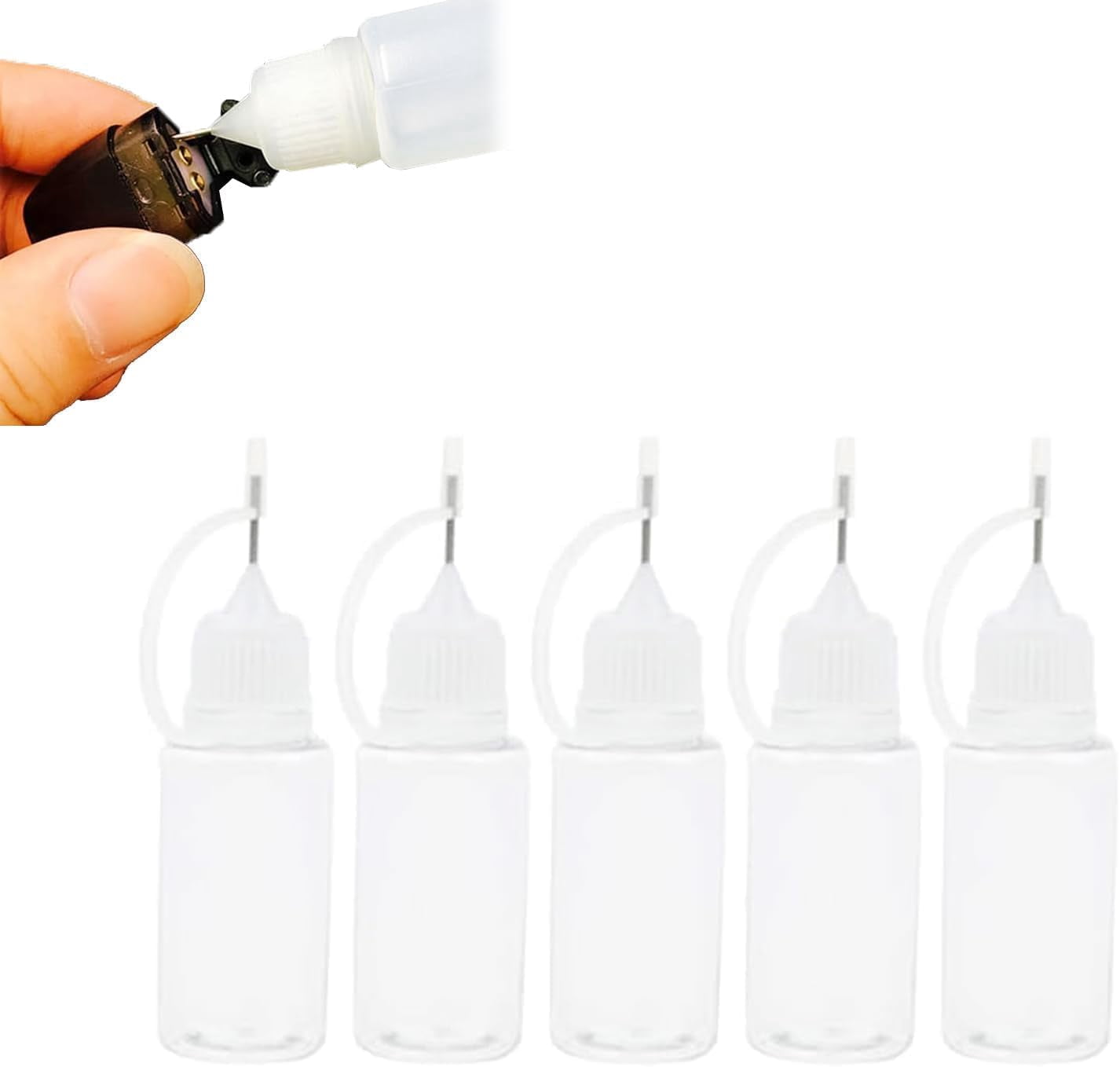 SIYUPU 5-Piece Precision Dispenser Set – 10ml Fine-Tip Bottles For ...