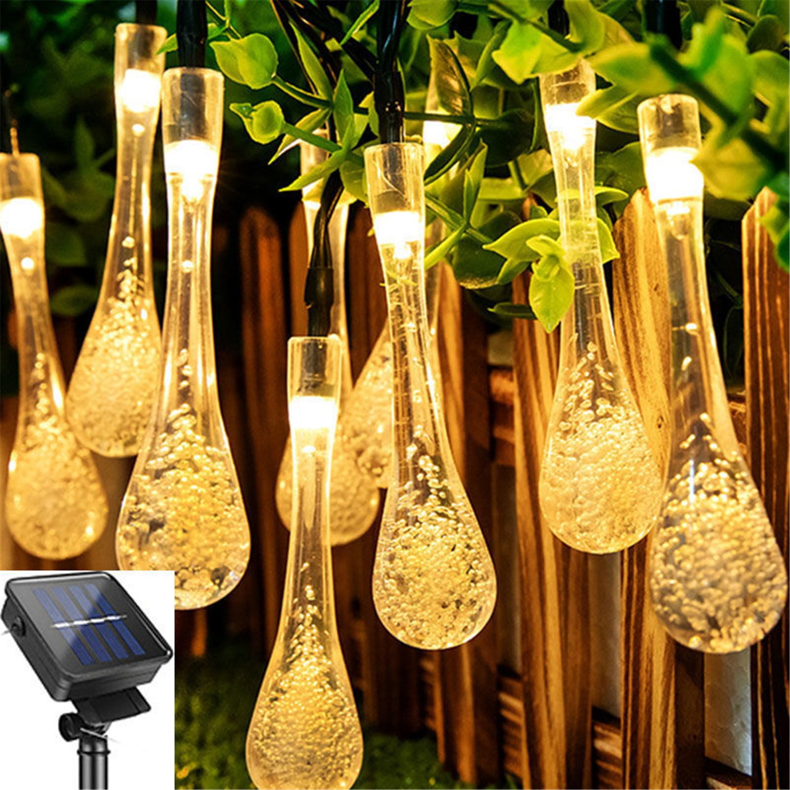 SIfdSeng Clear Lights String 6Ft Solar String Lights Outdoor Modes Solar Fairy Lights - Walmart.com