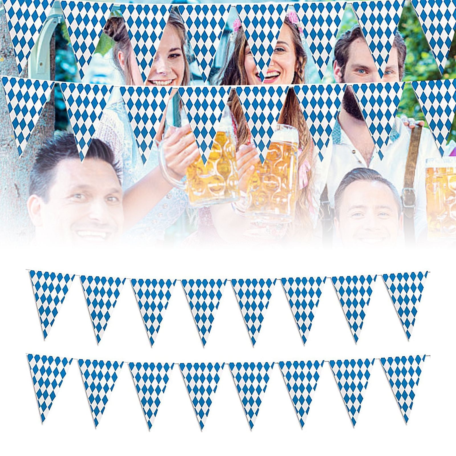 SIfdSeng Flags for Room Guys Festival Pennant Flags Decorative Triangle ...