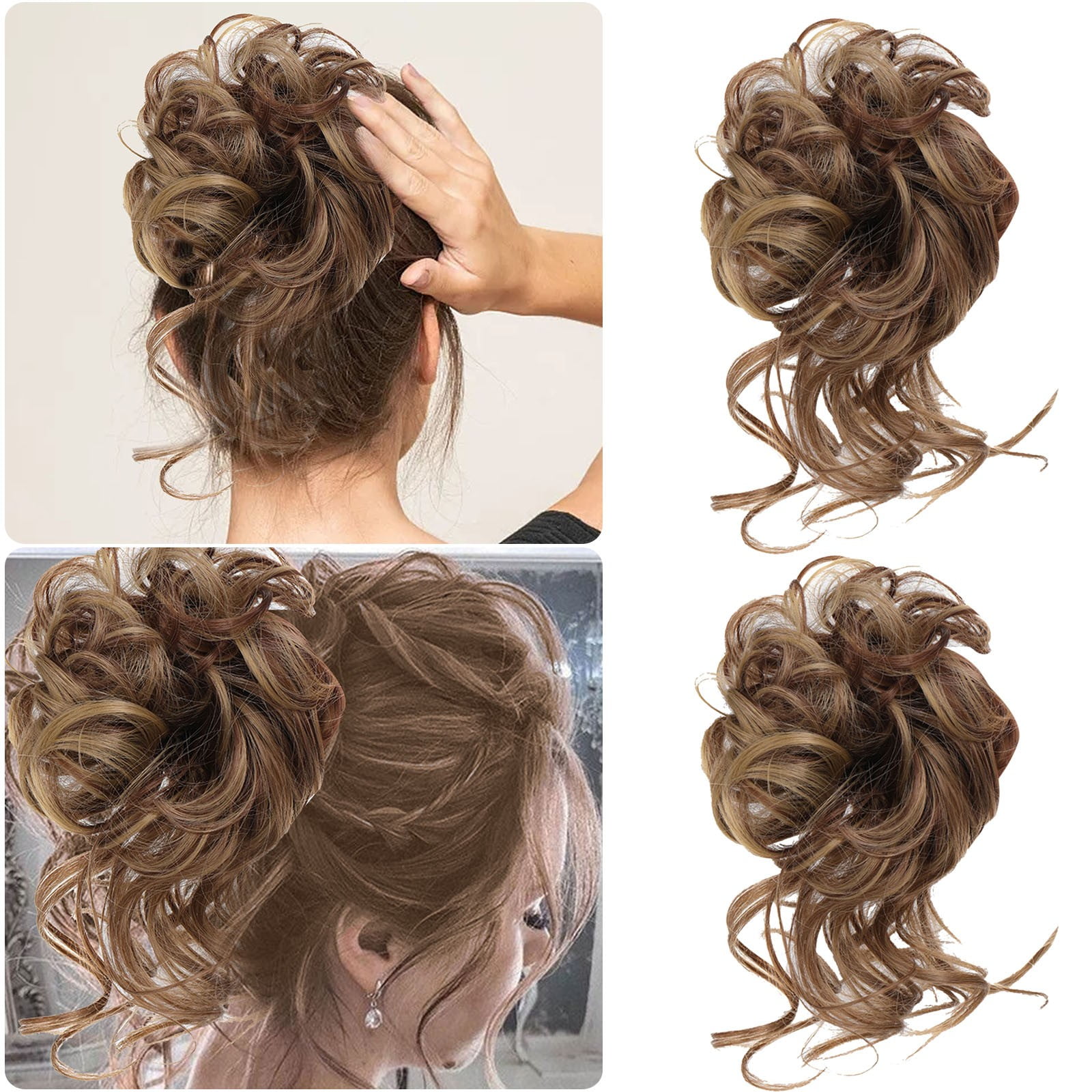 SIfdSeng Messy Bun Hair Piece Women's Hair Piece Ponytail Extensions ...