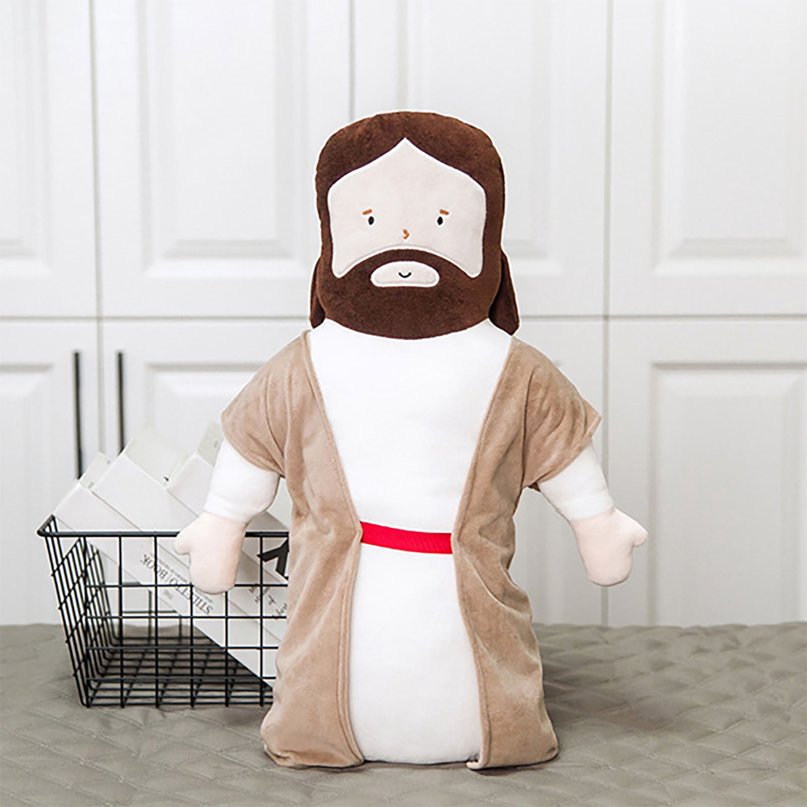 SIfdSeng Wheezing Plush 50cm Stuffed Jesus Plush Toy Soft Doll Kids ...