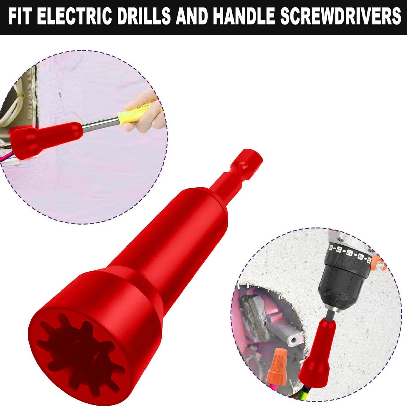 SIfdSeng X Pole 50 Mm Screw Nut Driver Wire Connector Socket Cable ...