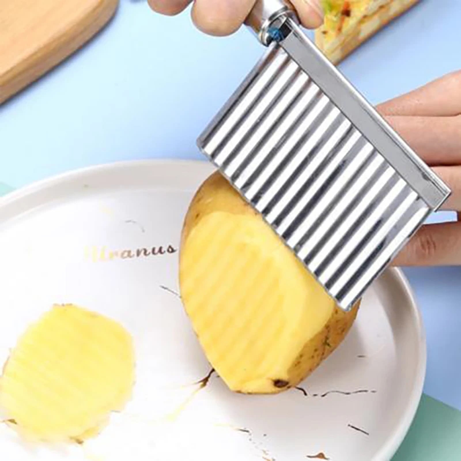 SIfdSeng Yolk Separator Pig Potato Wavy Edged Tool Stainless Steel ...