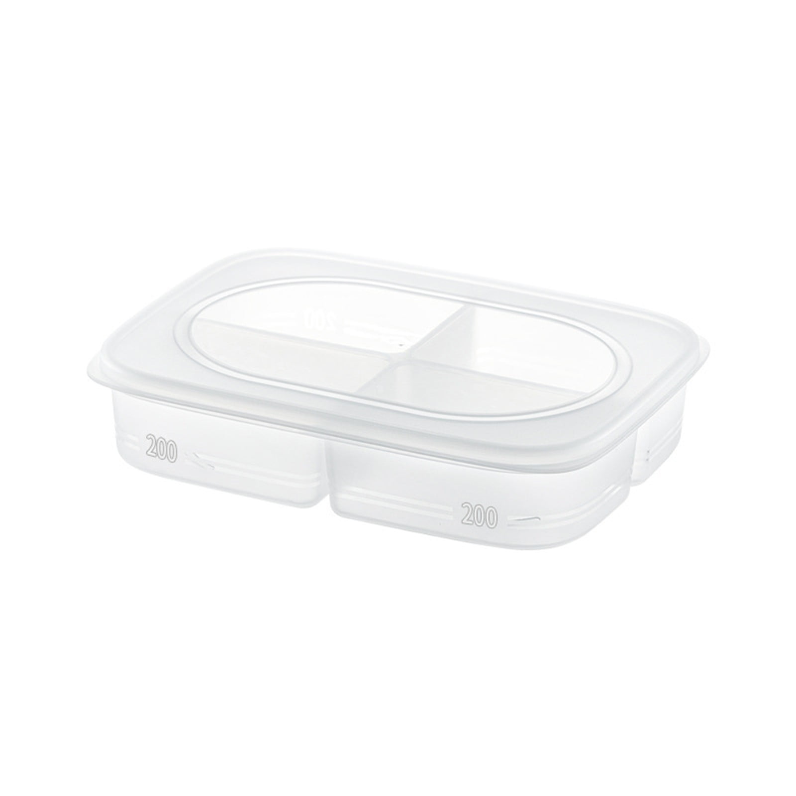 SIguan,4 Compartment Food Storage Containers with Lids,Reusable Durable ...