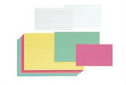 SJ Paper Index Cards, Assorted color, 3"x5", 250/ pack - Walmart.com