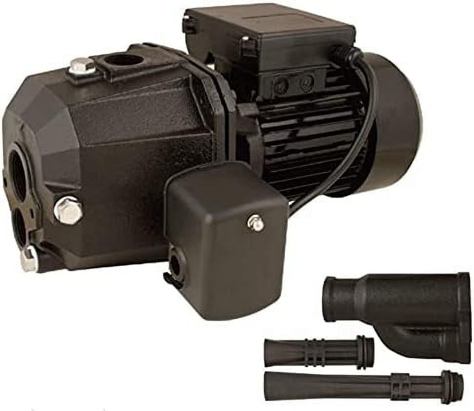 SJ05 1/2 HP Cast Iron Convertible Jet Well Pump for Deep or Shallow ...