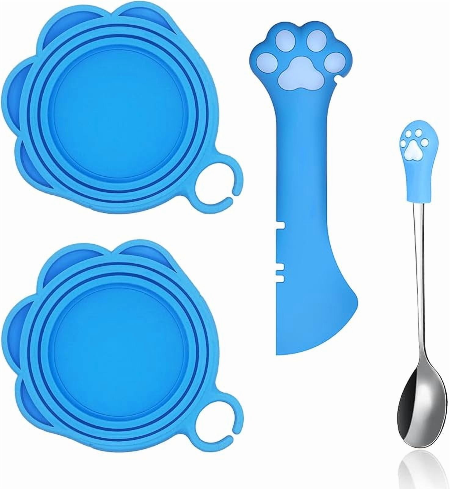 SJANE Cat Food Can Spoons & Can Lids | 4 Pcs | Multi-Function Can ...