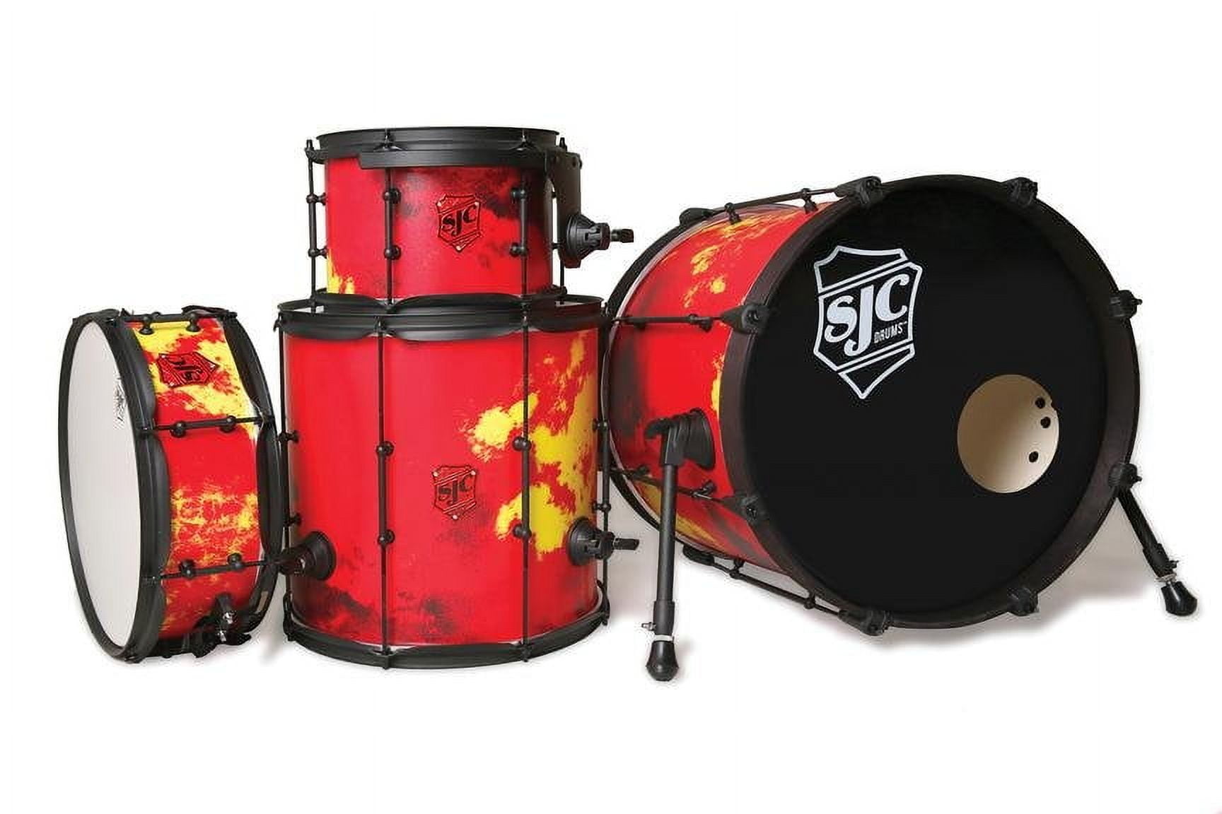 SJC Josh Dun "The Ned" 4-Piece Compact Poplar Shells Drum Kit - 10/14 ...