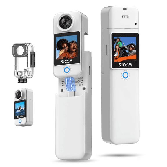 SJCAM C400 Vlogging Combo,4K Pocket Handheld Camera,7H Power use, 6 ...