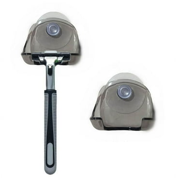 TIKA 4-Pack Stainless Steel Razor Holder for Shower – Self-Adhesive ...