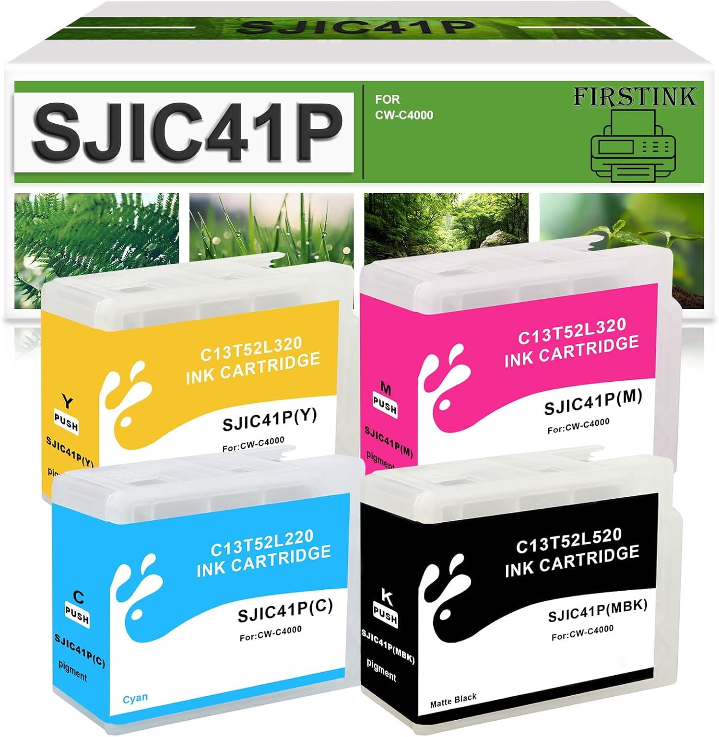 SJIC41P Ink Cartridges SJIC41P-MK SJIC41P-C SJIC41P-M SJIC41P-Y ...