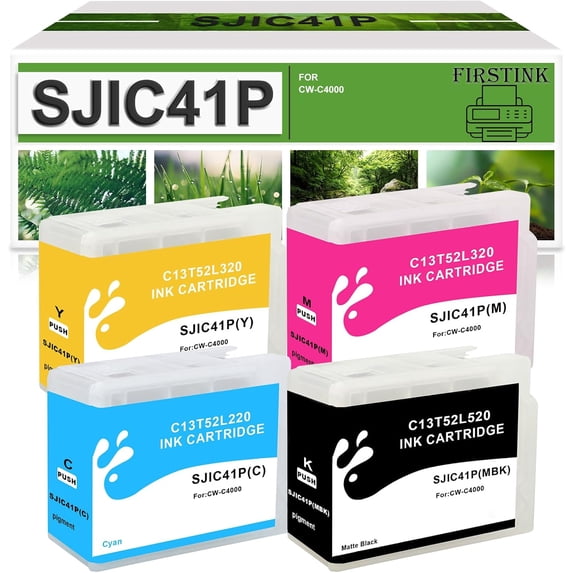 SJIC41P Ink Cartridges SJIC41P-MK SJIC41P-C SJIC41P-M SJIC41P-Y ...