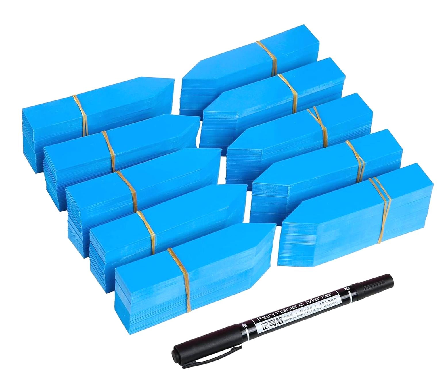 SJJ 1000 Pcs Plant Tags, 4 Inch Plastic Garden Plant Pot Markers Plant ...