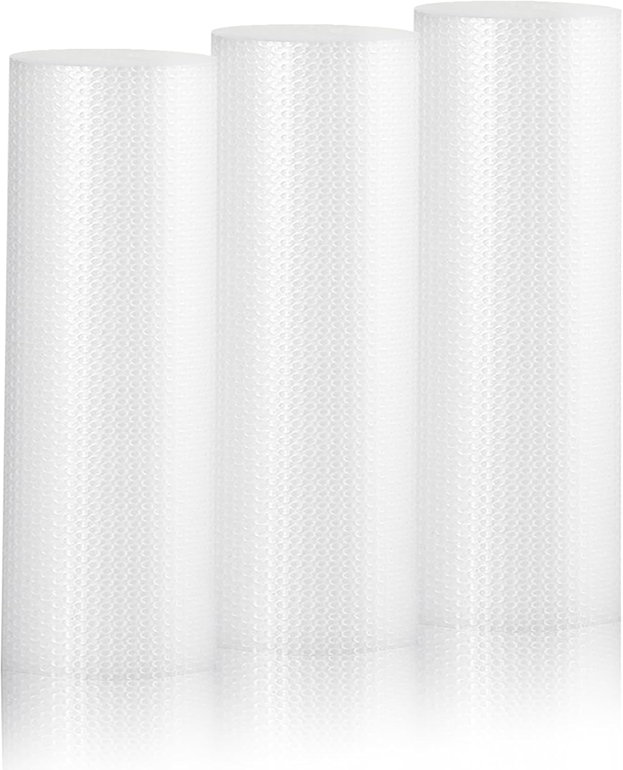SJJ 12 in 45 ft Clear Cushioning Wrap, 3Roll Protective Packing Roll ...
