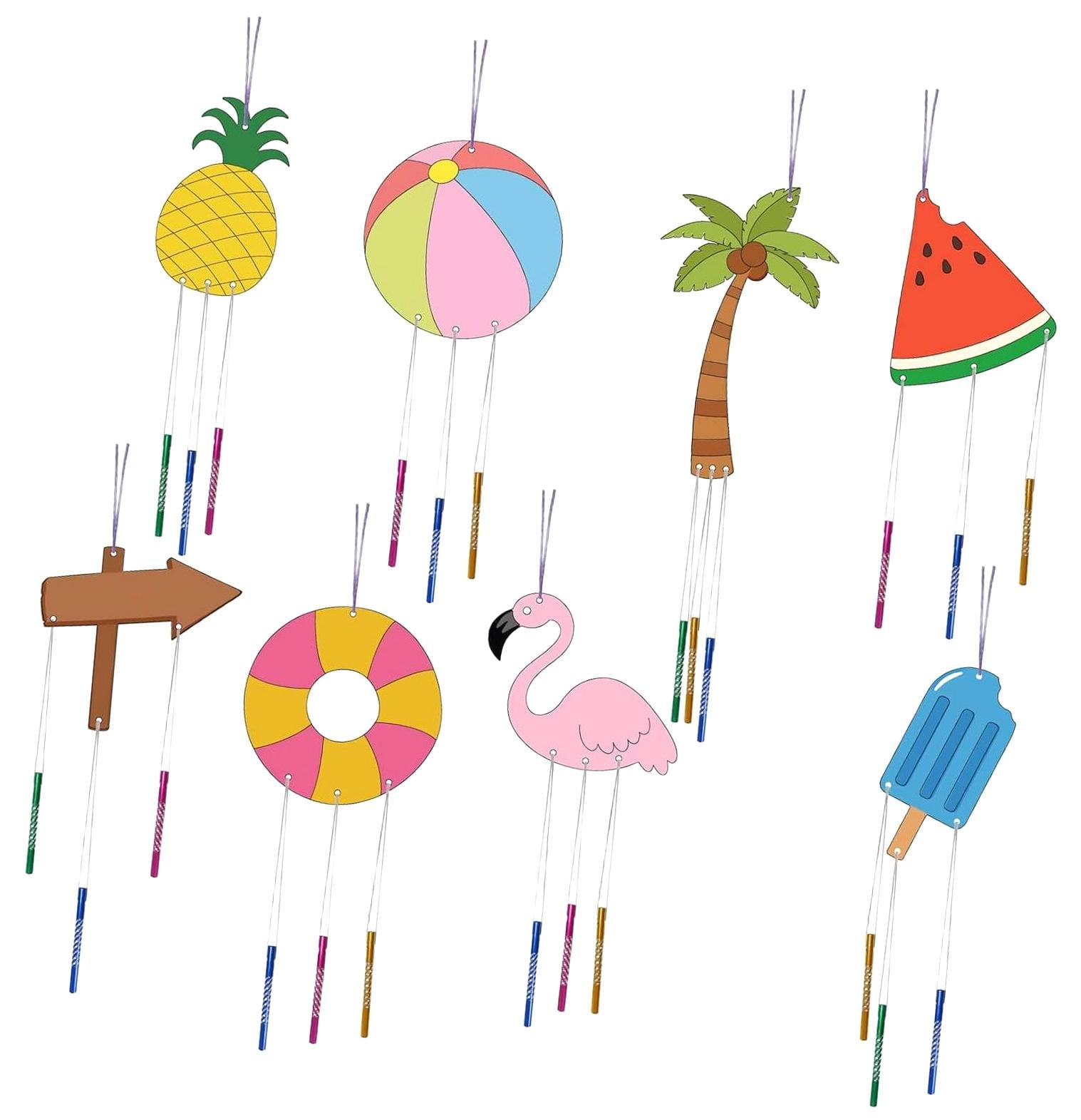SJJ 16 Pack DIY Wind Chime Kits for Crafting Seaside Vacation Wind ...