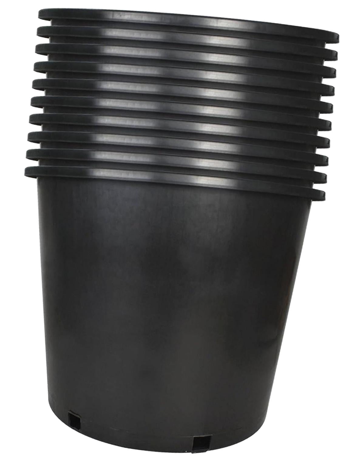 SJJ 2 Gallon Nursery Pots for Plants, Plastic Plant Containers with ...