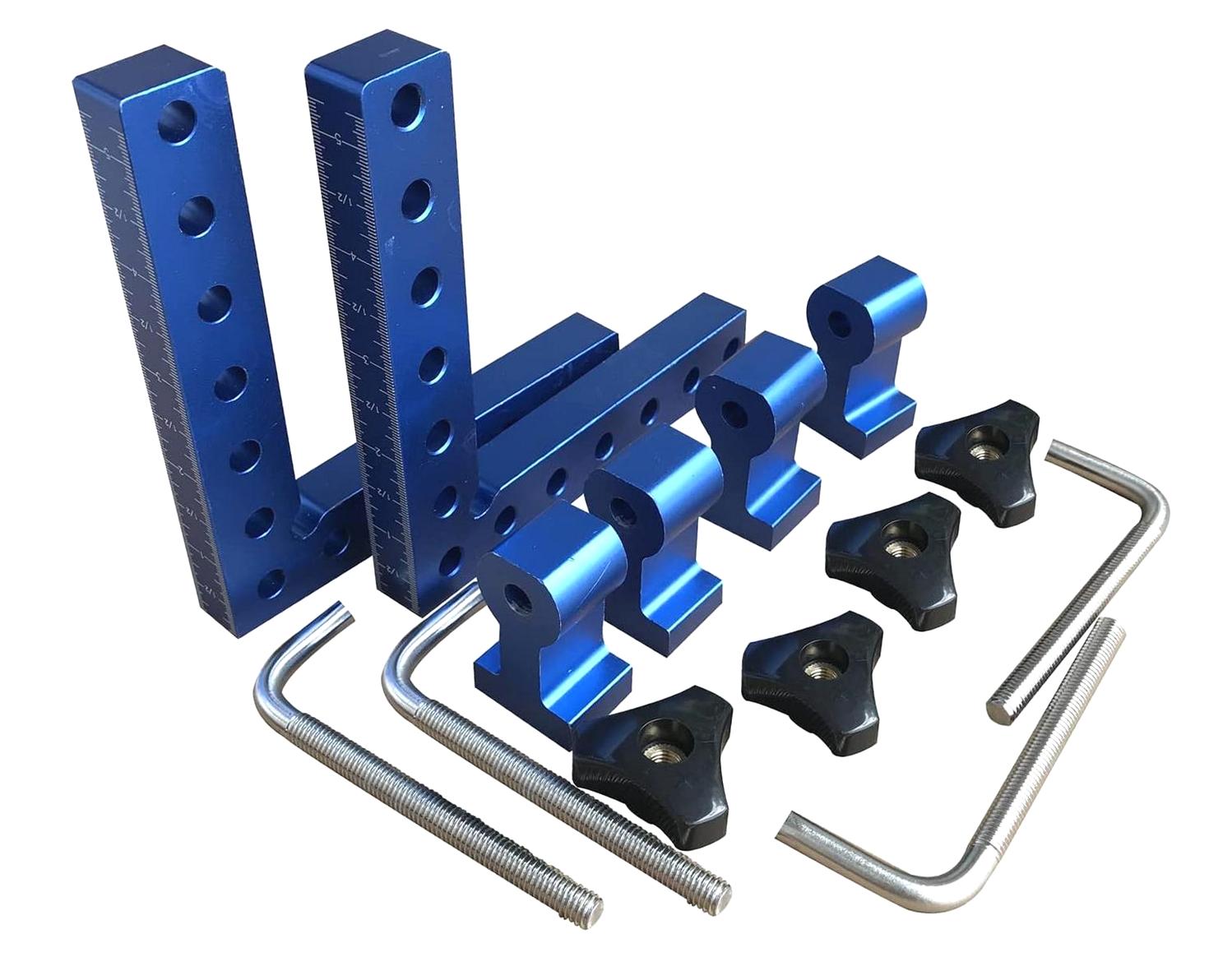 SJJ 2 Pack 90 Degrees Positioning Squares, Right Angle Clamps L-Type ...