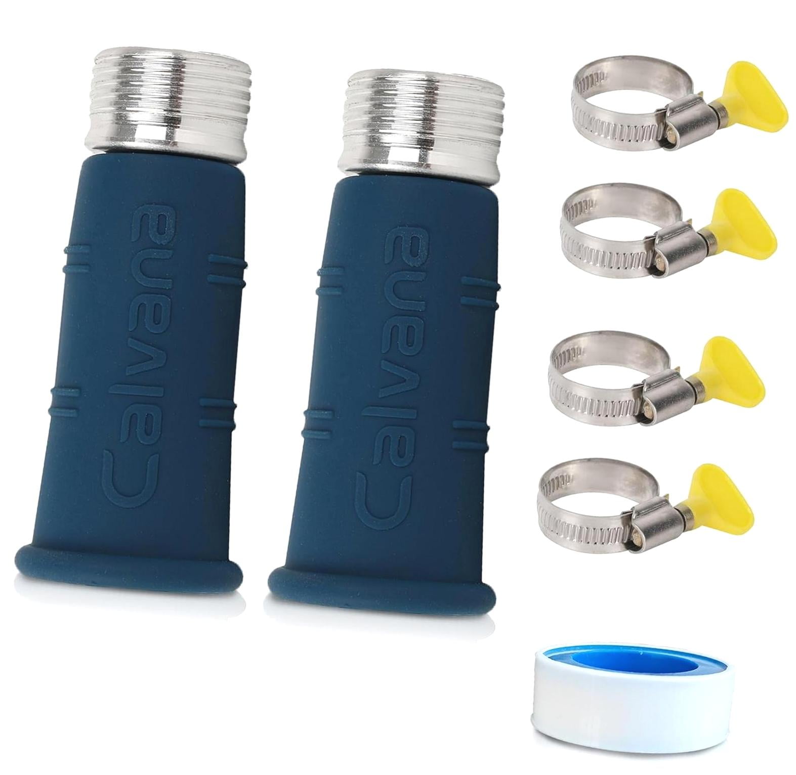 SJJ 2-Pack Water Hose Adapters, Reinforced RV Adapter, Sink to Hose ...