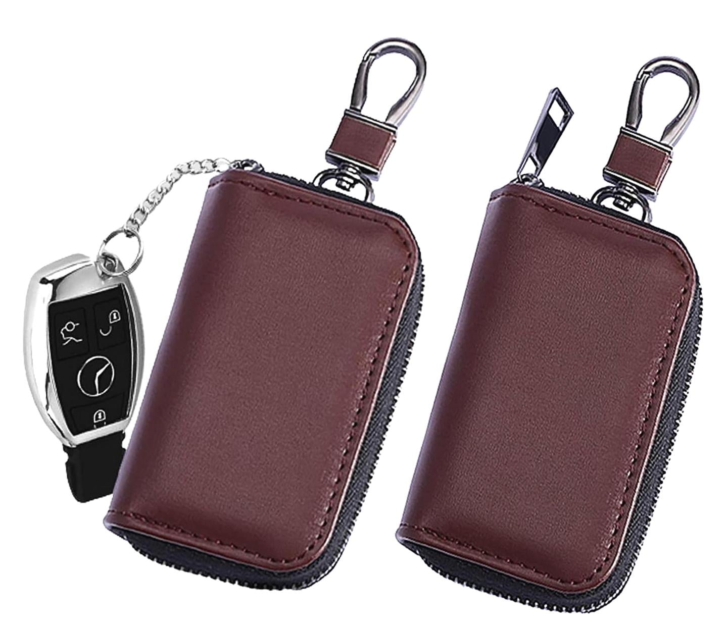 SJJ 2-Piece Upgraded Car Key Protector, Faraday Cage Anti-Theft Pouch ...