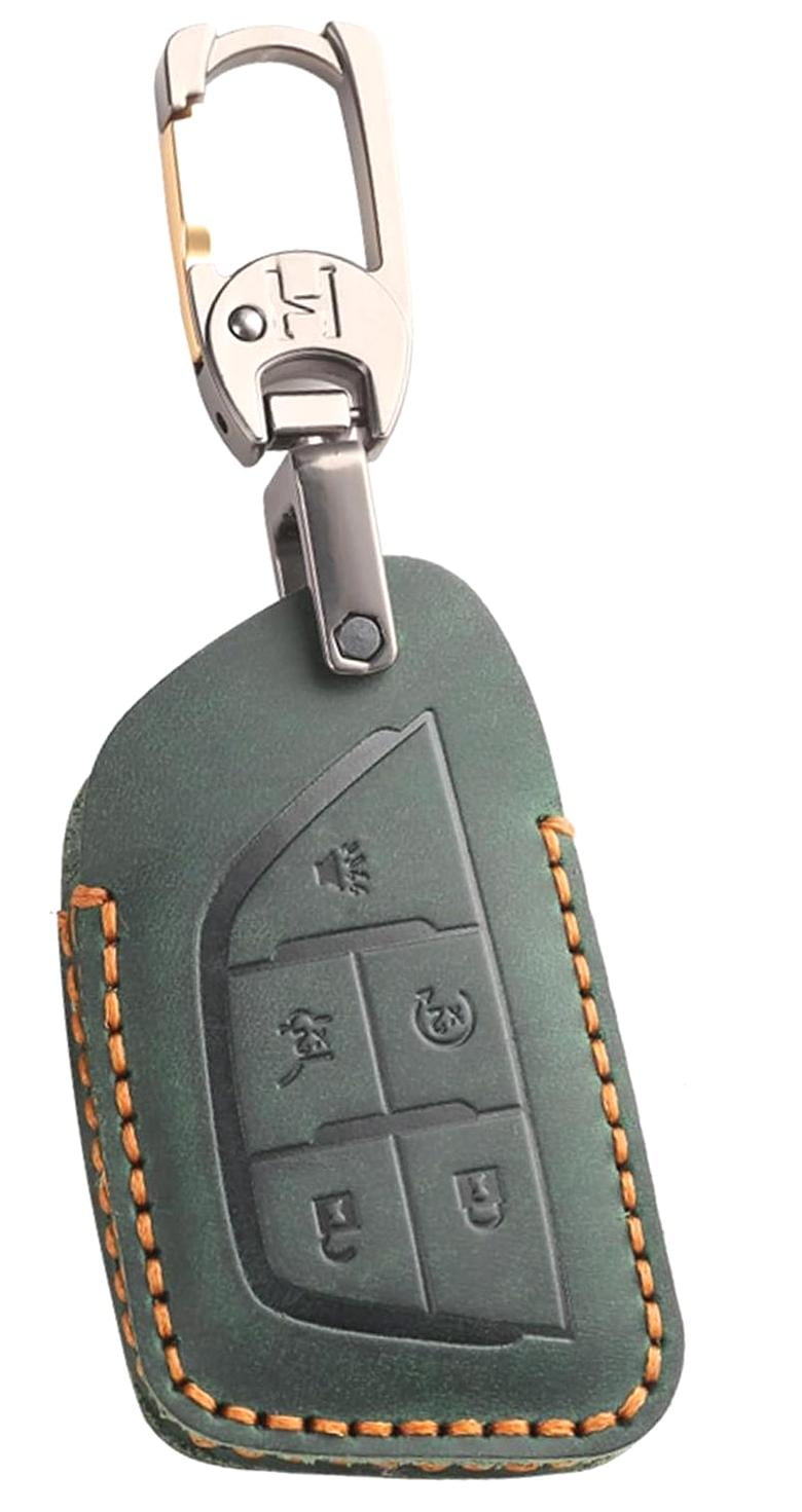 SJJ 2021 Escalade Key Fob Cover, Genuine Leather Protector for CT5, CT6 ...