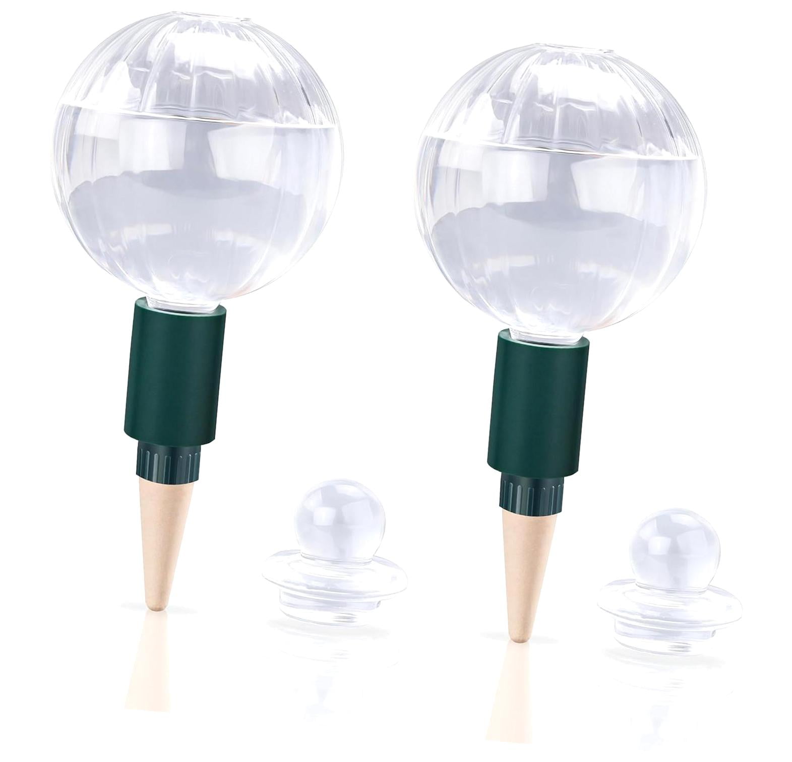 SJJ 23 oz XL Plant Watering Globes Top Fill, Clear Glass Water Bulbs ...