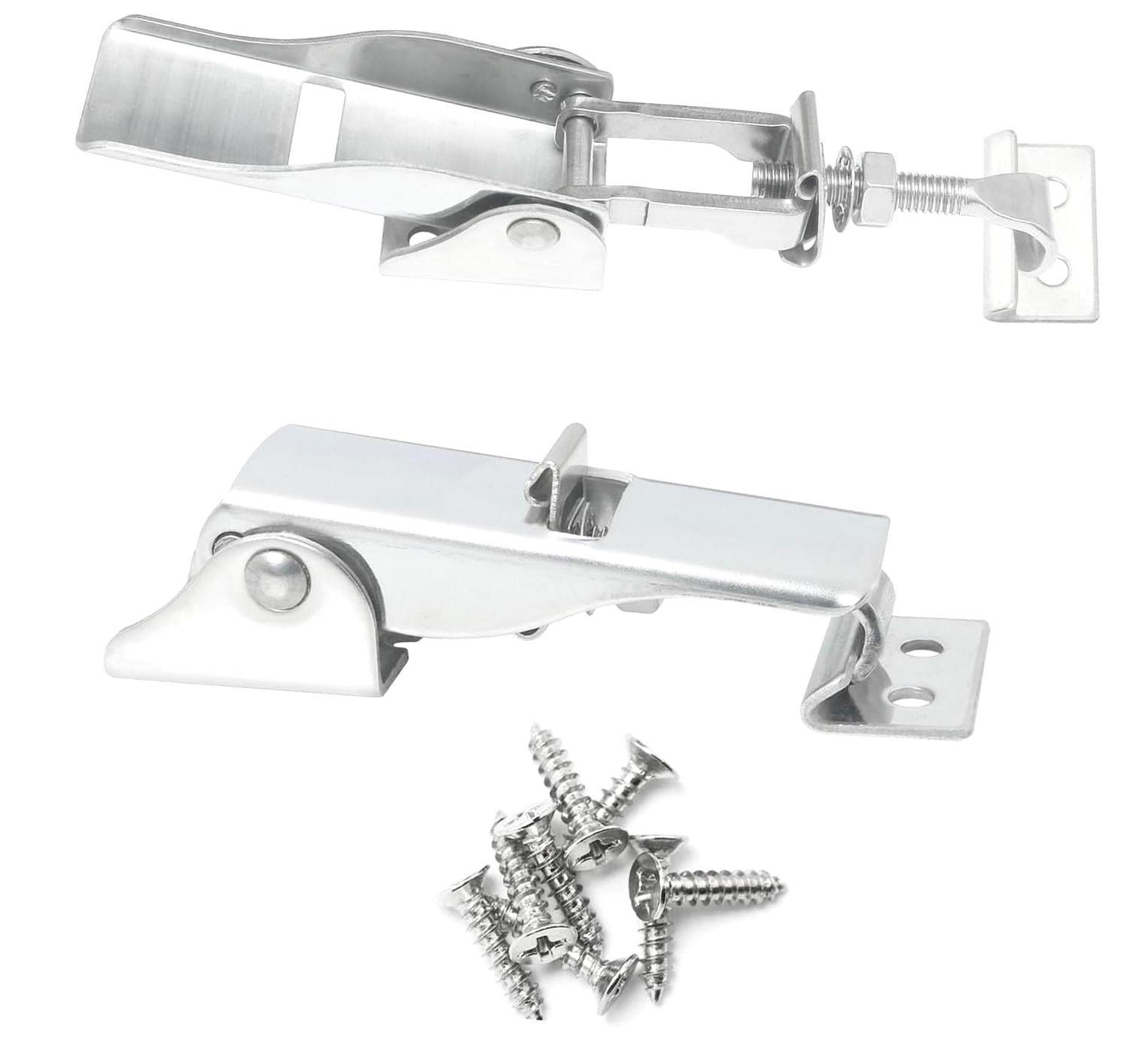 SJJ 2PCS 304 Steel Spring-Loaded Draw Clamps for Cabinets, Toggle Lock ...