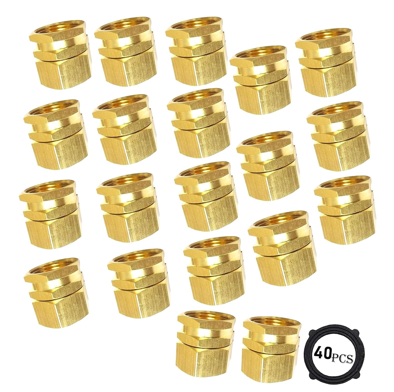 SJJ 3/4 GHT Female to 3/4 NPT Female Adapter Fitting (40 Components, 20 ...