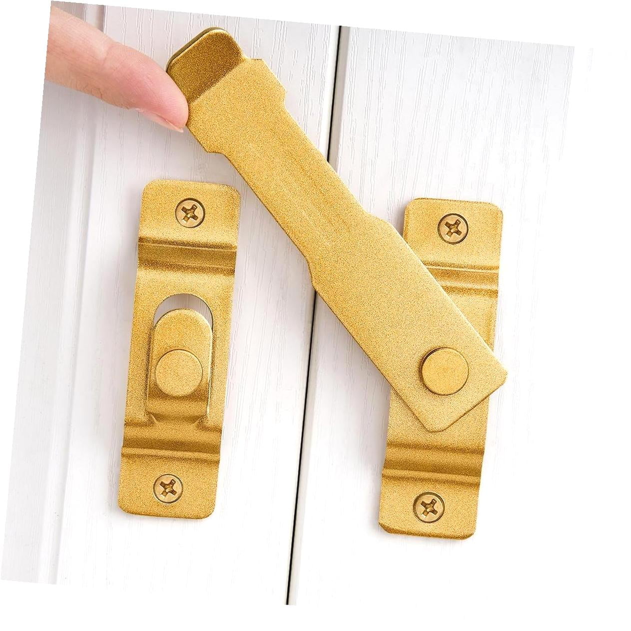 SJJ 4 Packs Barn Door Latches, 2.75” x 2.02” Matte Steel Barn Gate Flip ...