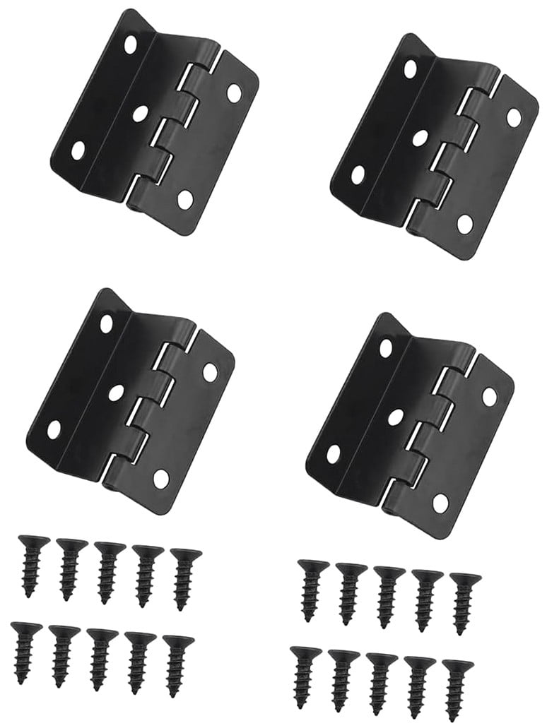 SJJ 4 Pieces Tri Fold Hinge Hinge Tri Fold Five Holes with 20 Screws ...