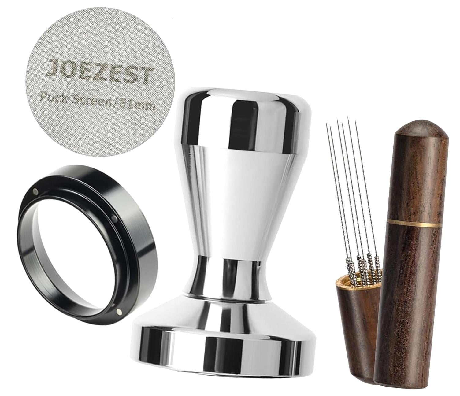SJJ 51mm Espresso Tamper Kit: Complete Espresso Tool Set, Including ...
