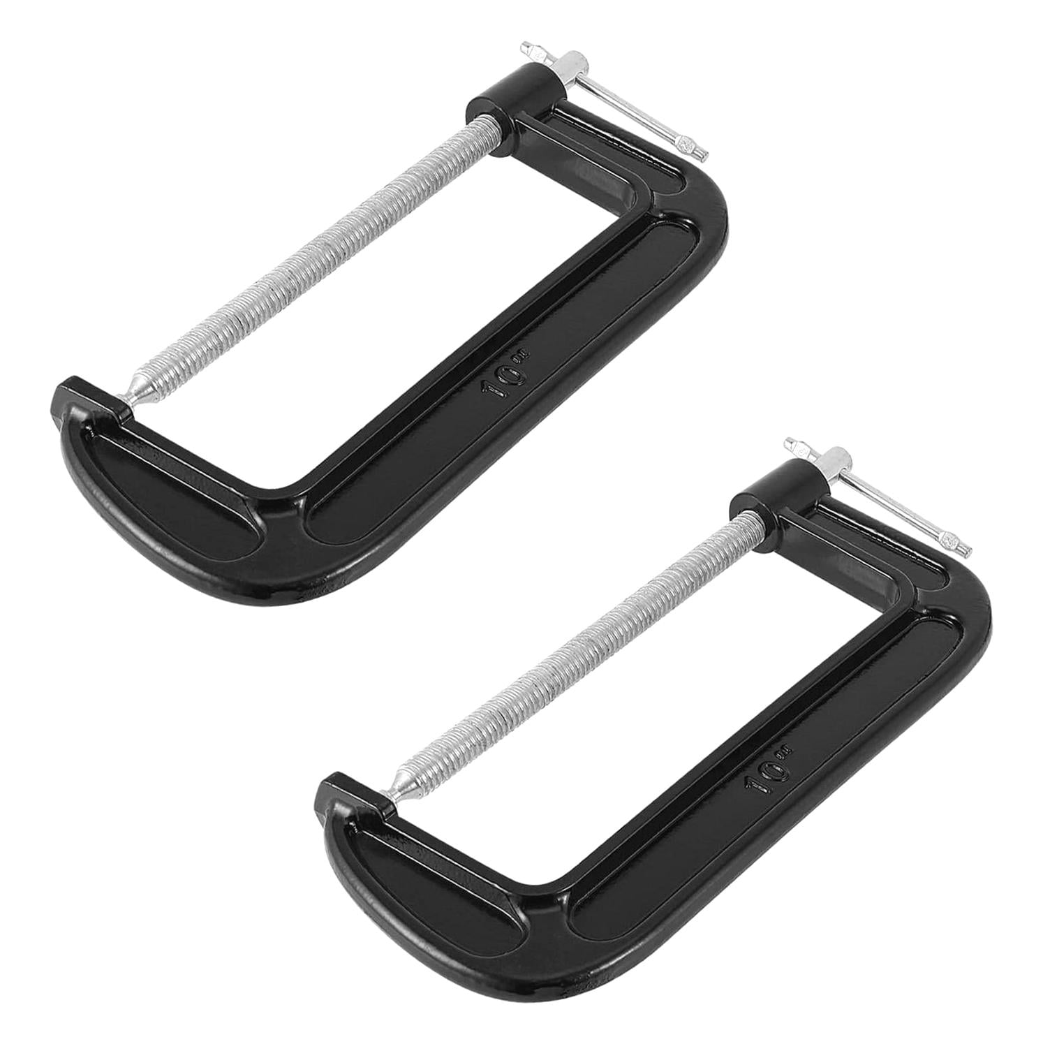 SJJ 8 Packs 4 Inches Red C Clamp, Heavy-Duty Malleable Iron C-clamp for ...