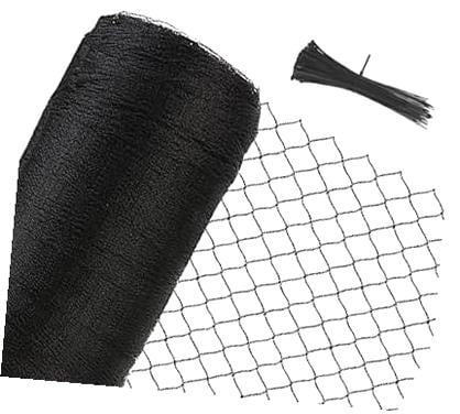 SJJ Bird Netting for Garden, 30x30 FT – 1/2" Woven Mesh Netting with ...