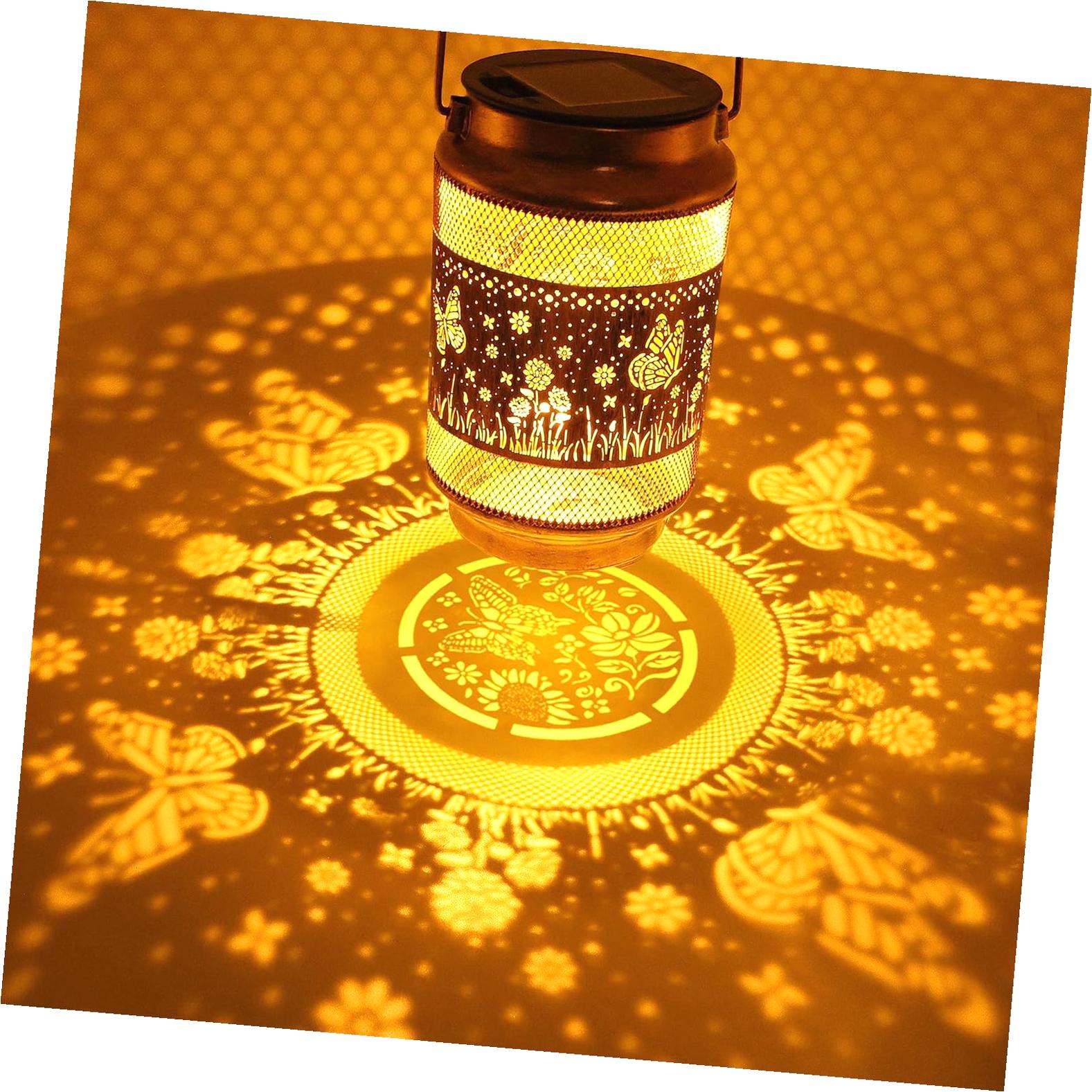 SJJ Butterfly Solar Lanterns for Garden Decoration, Ideal for Mother's ...