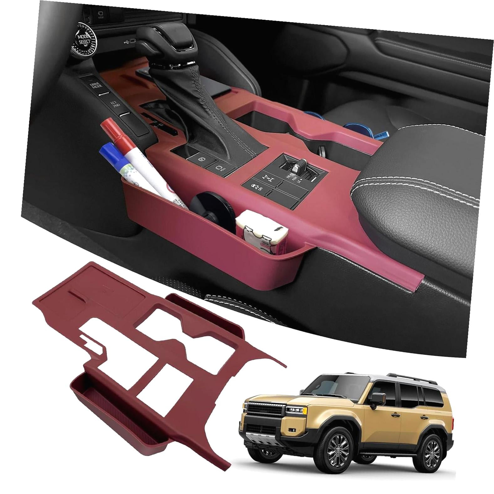 SJJ Center Console Organizer for the 2024-2025 Cruiser 250 Prado J250 ...