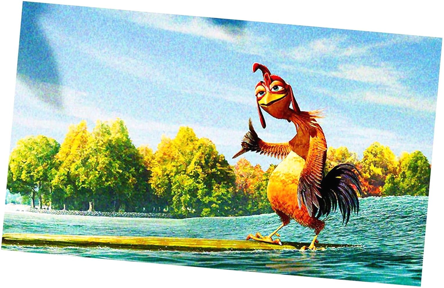 SJJ Chicken Flag 3x5 Feet Surfing Rooster Humorous Banner for Parties ...