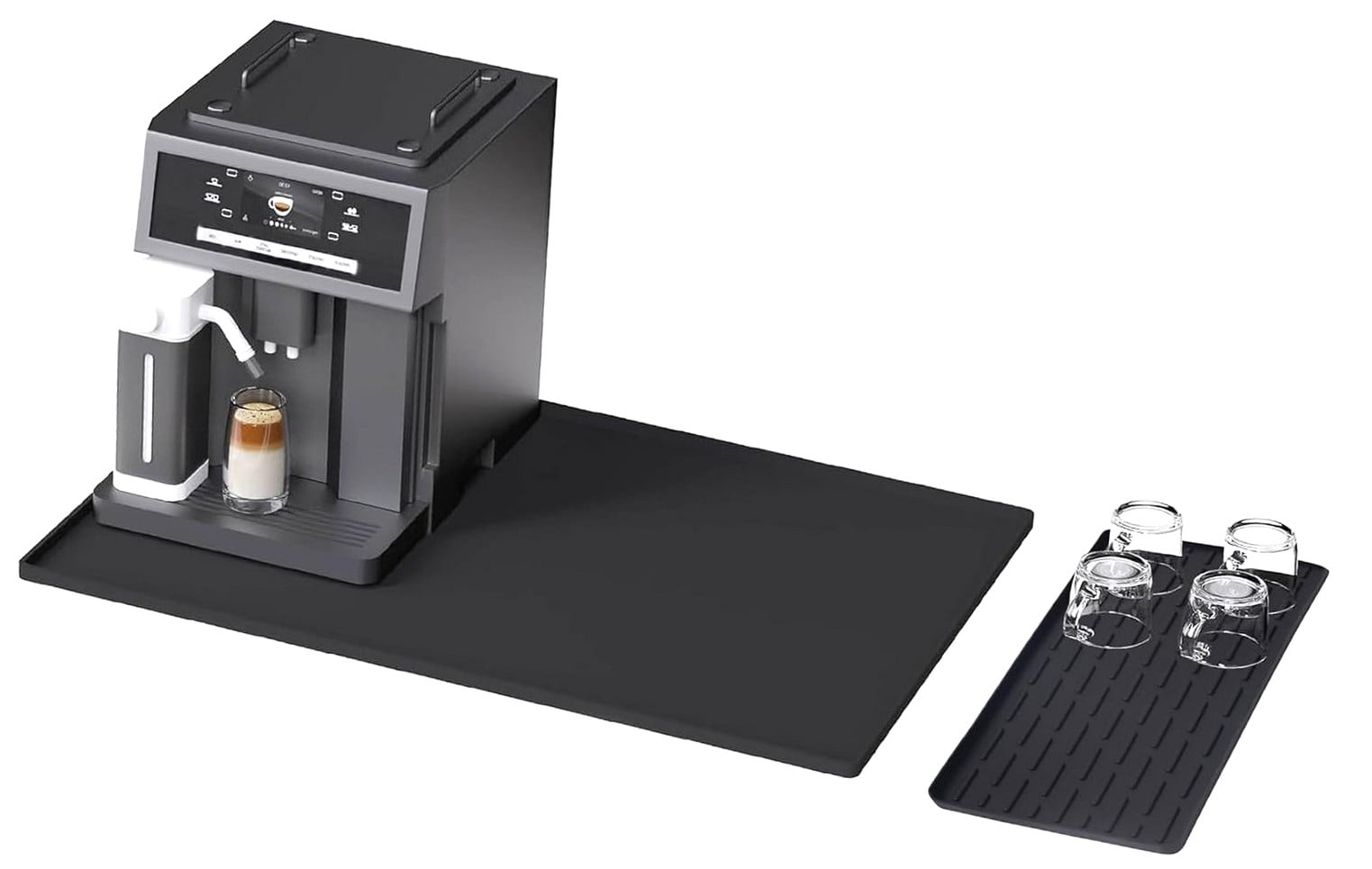 SJJ Coffee Mat, 24"X16" -Resistant, Hygienic Drying Pad, and Removable ...