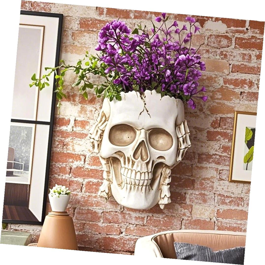 SJJ Gothic Planter Pot for Indoor Plants, Succulent Hanging Vase with ...