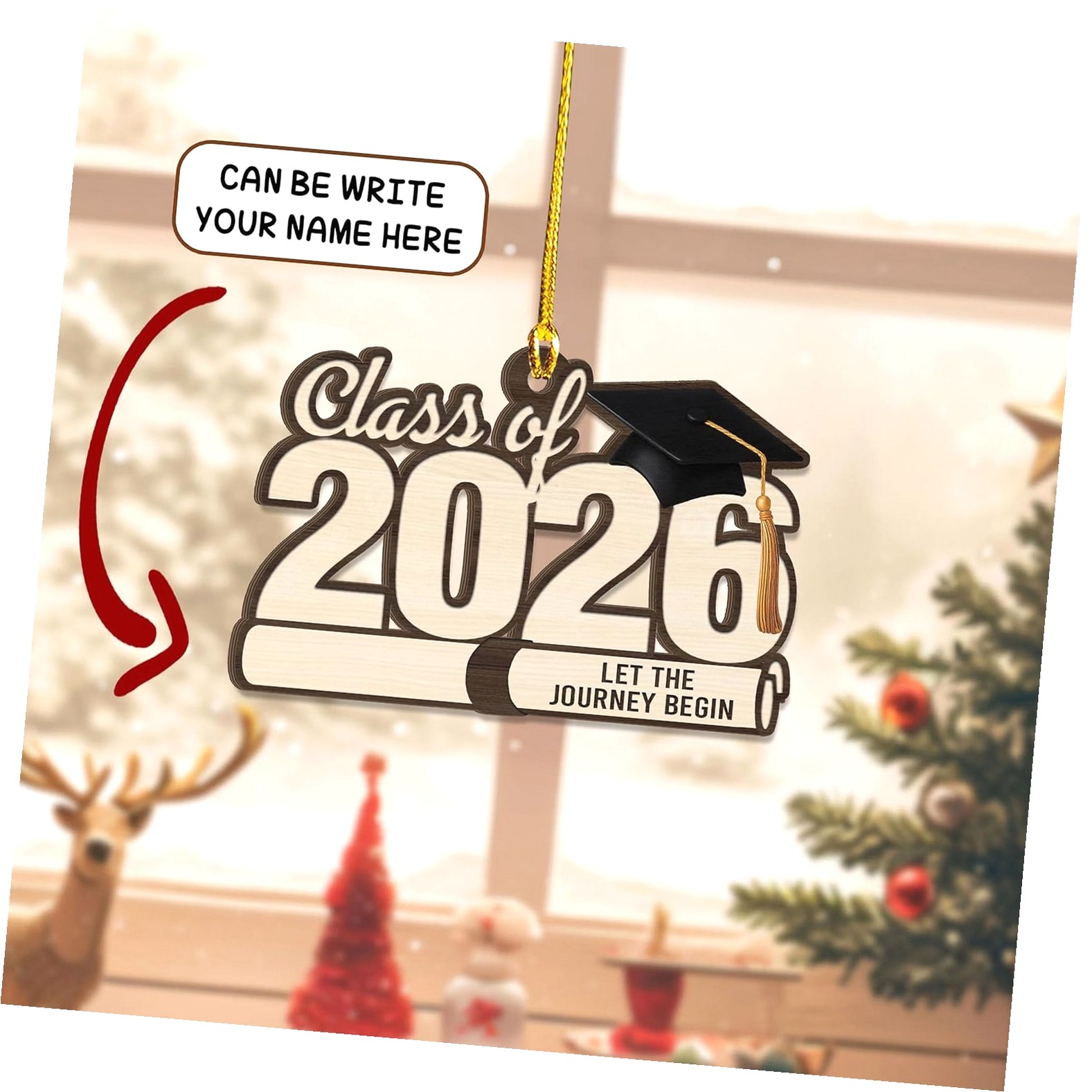 SJJ Graduation Ornaments Class of 2026, Graduation Ornament 2025 2026 ...